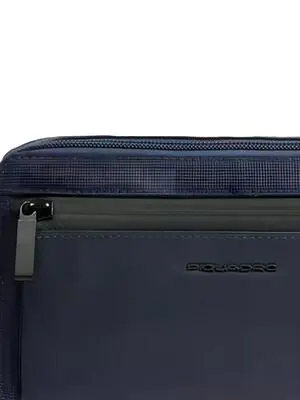 PIQUADRO Logo-plaque Zip-fastening Clutch Bag