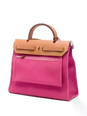 Hermès 2013 Toile Herbag Zip 31 Satchel