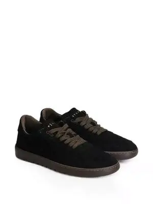 PIUMHA STUDIO Low-top Suede Sneakers - Black