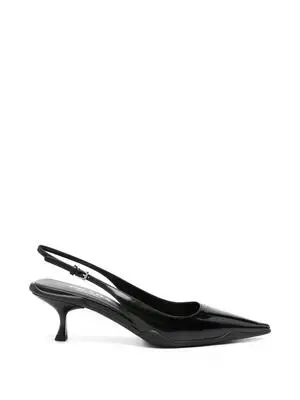 Prada Pointed-toe Slingback Pumps - Black
