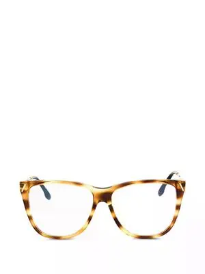 Victoria Beckham Tortoiseshell-effect Square-frame Eyeglasses - Brown