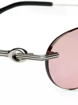 Chimi Rimless Oval-frame Sunglasses