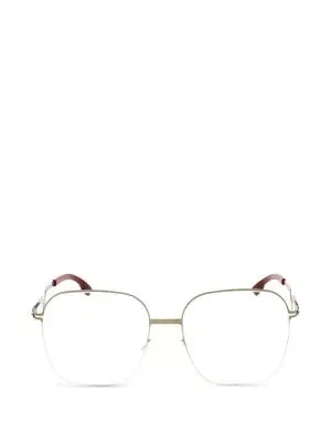 IC! BERLIN Square Frame Eyeglasses - Gold