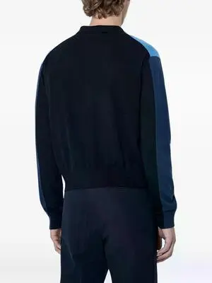 KIKO KOSTADINOV Contrast-panel Zip-front Sweater