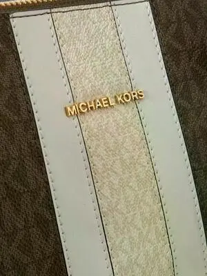 Michael Kors Logo-print Striped Tote Bag