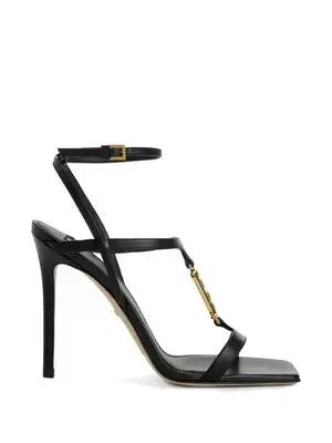 Elisabetta Franchi Logo-plaque Stiletto Sandals