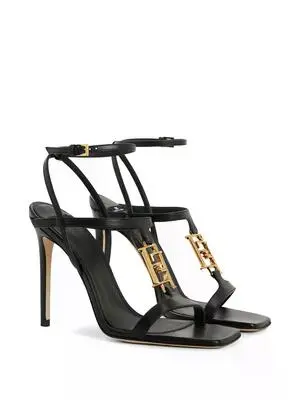 Elisabetta Franchi Logo-plaque Stiletto Sandals