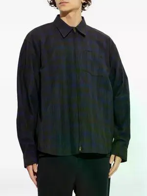 Vetements Check-pattern Zip-up Shirt Jacket