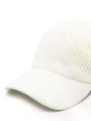 Eleventy Ribbed-knit Baseball Cap