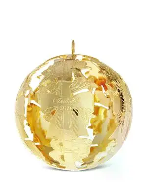 Christofle Christmas Ornament 2026 Sous Le Sapin Gilded Metal - Yellow