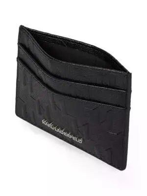 Karl Lagerfeld Monogram Perforated Card Holder