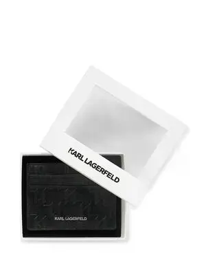 Karl Lagerfeld Monogram Perforated Card Holder