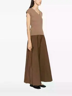 Max Mara Ribbed V-neck Top