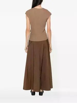 Max Mara Ribbed V-neck Top