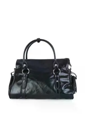 Miu Miu Logo-embossed Leather Shoulder Bag