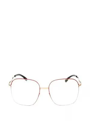 IC! BERLIN Square-frame Glasses - Red