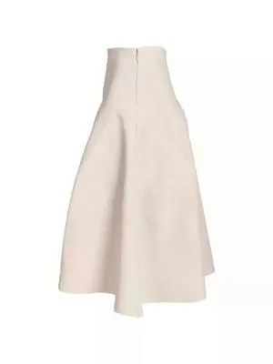 CFCL Milanese-rib Flared Midi Skirt