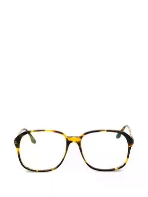 Victoria Beckham Tortoiseshell-effect Square-frame Eyeglasses - Brown