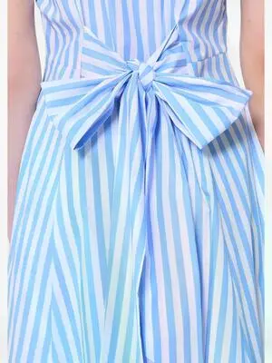 Tara Jarmon Rosia Striped Midi Dress