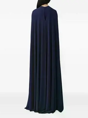 Simkhai Demi Draped Maxi Gown - Blue