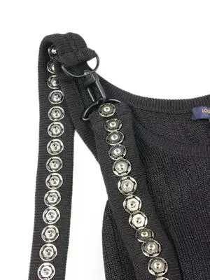 LOUIS VUITTON 2010s Snap-button Rib-knit Dress