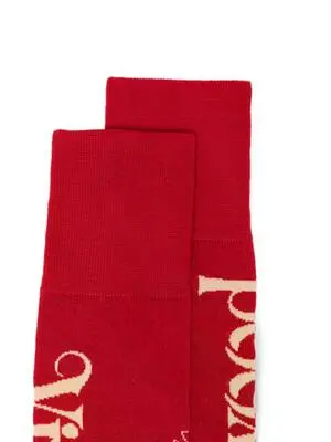 VIVIENNE WESTWOOD Knee High Orb Motif Socks