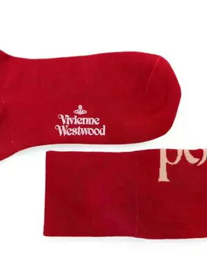 VIVIENNE WESTWOOD Knee High Orb Motif Socks