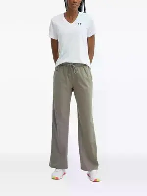 Under Armour Drawstring-waist Logo-print Track Pants - Grey