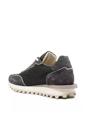 Eleventy Panelled Ridged-sole Sneakers