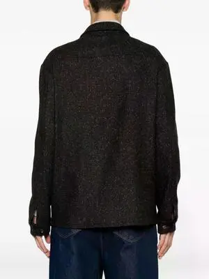 Eleventy Herringbone-weave Shirt Jacket