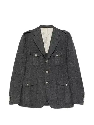 Eleventy Epaulette-detail Jacket - Grey