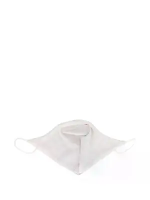 Isaia Gingham-check Face Mask - Red