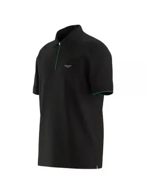 BOSS Logo-patch Tipped Polo Shirt