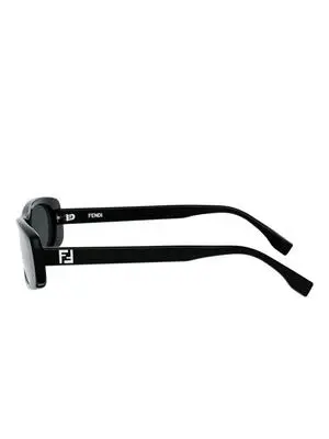 Fendi Ff Rectangle-frame Sunglasses