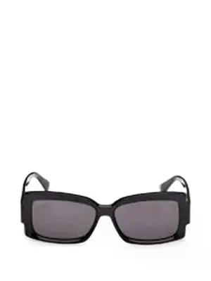Max Mara Rectangle-frame Sunglasses - Black