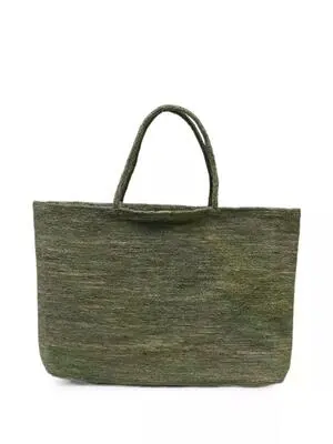 SOPHIE DIGARD Woven-effect Tote Bag - Green