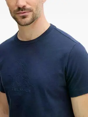 TRUSSARDI Logo-embossed T-shirt