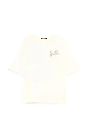 Jacquemus Dog-print Cotton T-shirt - Neutrals