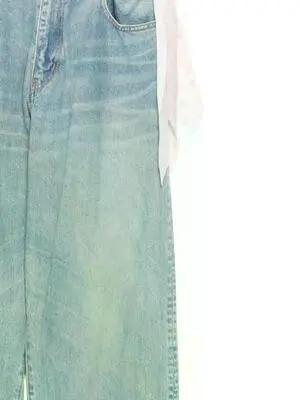 Undercover Scarf Detail Faded Jeans