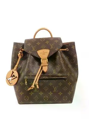 LOUIS VUITTON Montsouris Monogram Backpack - Brown