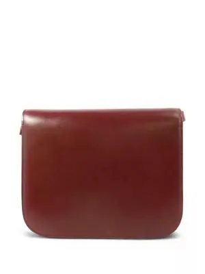 Celine Medium Classic Box Shoulder Bag - Red