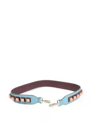 Fendi Leather Bag Strap With Stud Embellishments