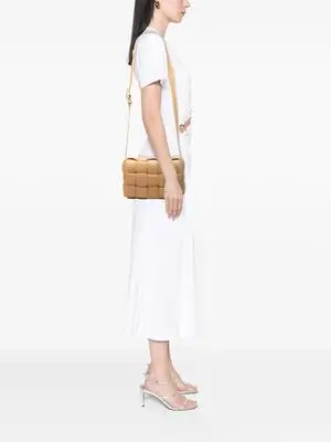 Bottega Veneta 2012-2026 Nappa Intrecciato Padded Cassette Crossbody Bag - Brown