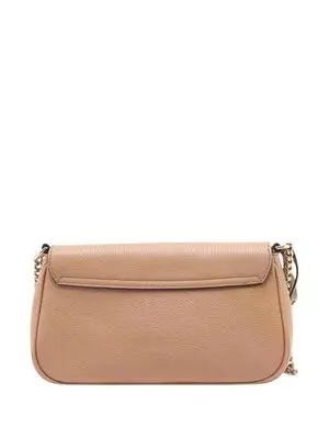 Gucci 2016-2026 Medium Calfskin Soho Chain Flap Crossbody Bag - Brown