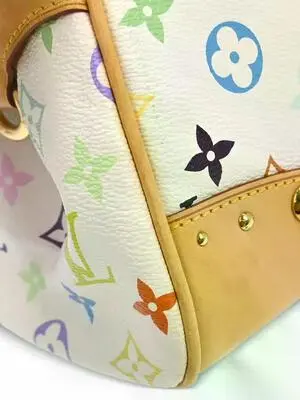 LOUIS VUITTON Monogram Multicolore Beverly Shoulder Bag - White