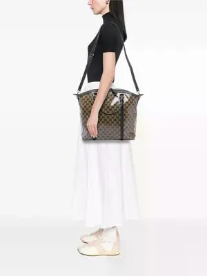 Gucci Large Gg Crystal Charm Dome Satchel
