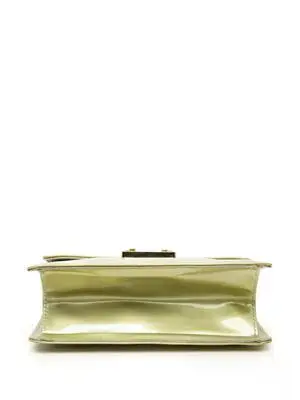 LOUIS VUITTON 2001 Monogram Vernis Spring Street Satchel - Yellow