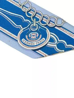 Hermès 2000-2026 Maillons Silk Twilly Scarf Scarves