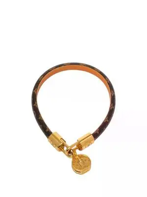 LOUIS VUITTON 2019 Monogram Tribute Charm Bracelet Costume Bracelet - Brown
