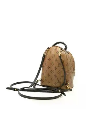 LOUIS VUITTON 2020 Monogram Reverse Mini Palm Springs Backpack